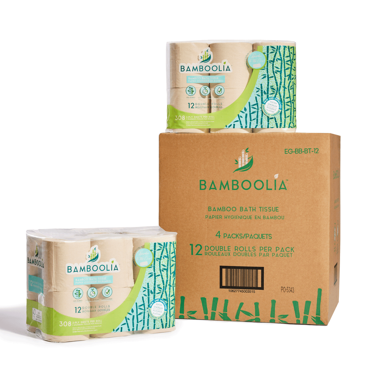 Bamboolia Bath Tissue 48 Rolls