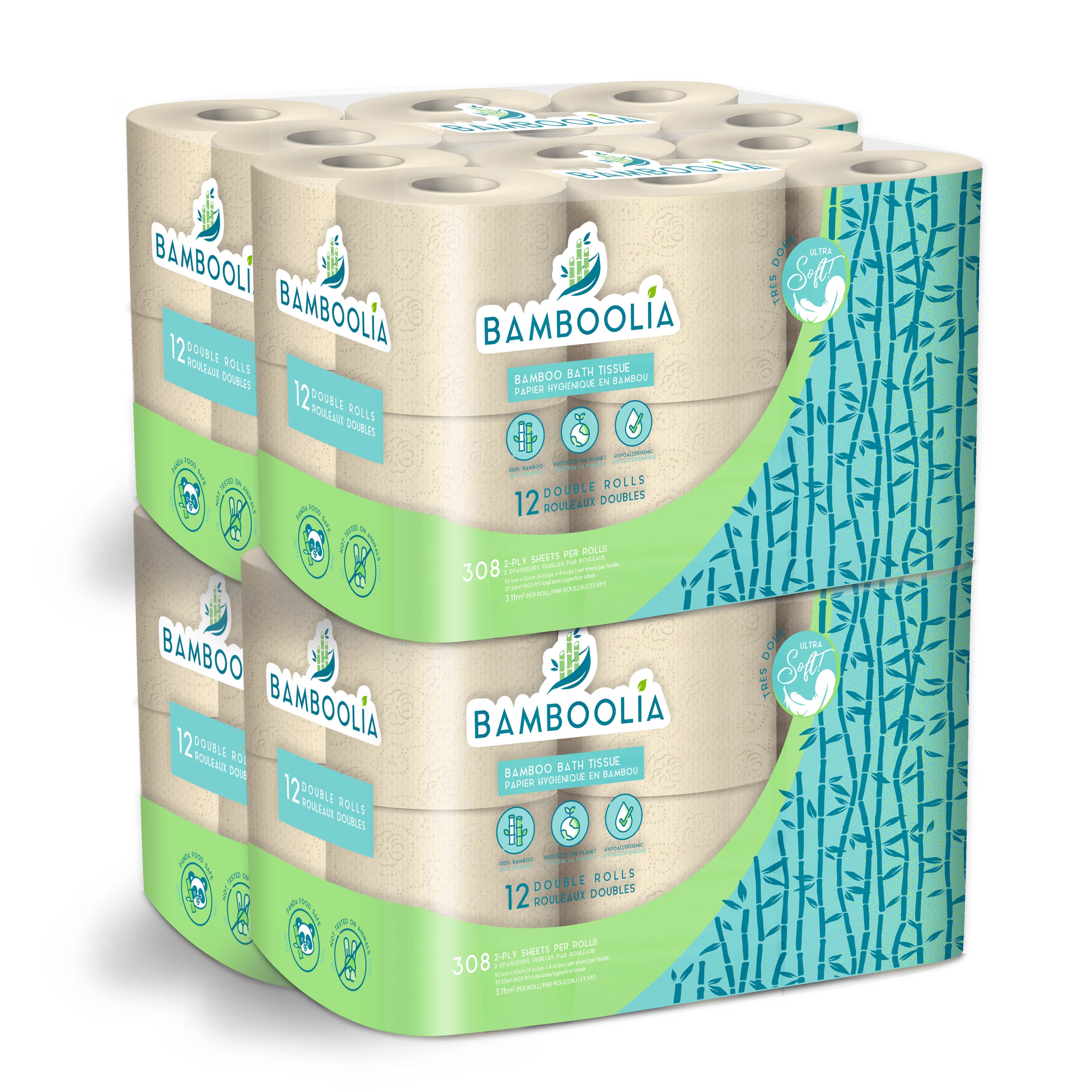 Bamboolia Bath Tissue 48 Rolls – Bamboolia.com
